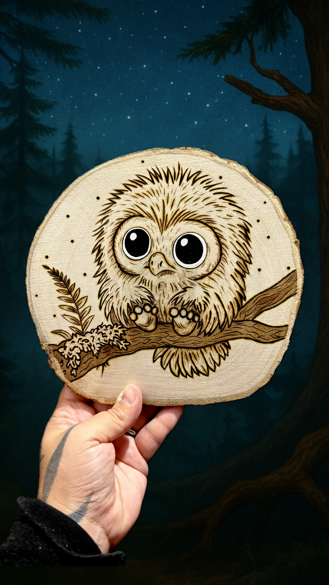 Sweed Poco - Tatoueuse sur bois